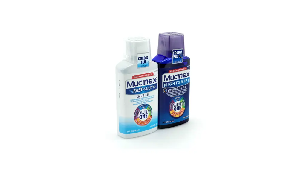 Mucinex Fast-Max Cold & Flu & Nightshift Severe Cold & Flu Medicine ...
