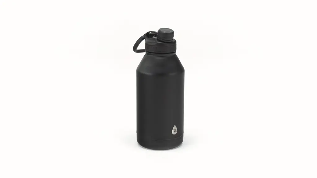 TAL 64oz Premium Stainless Steel Ranger Water Bottle, Black - Leak ...