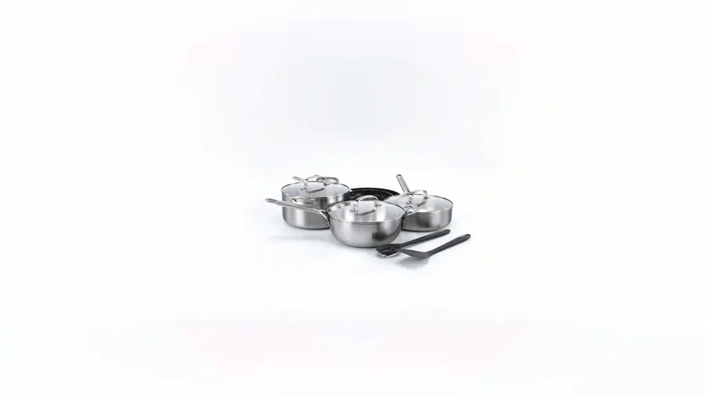 GreenPan Bobby Flay 10-Piece Stainless Steel Ceramic Nonstick Cookware ...