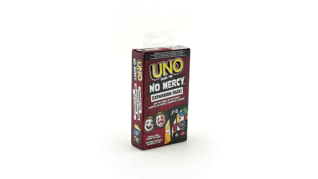 UNO Show ‘em No Mercy Card Game Expansion Pack for Kid, Adult & Family ...