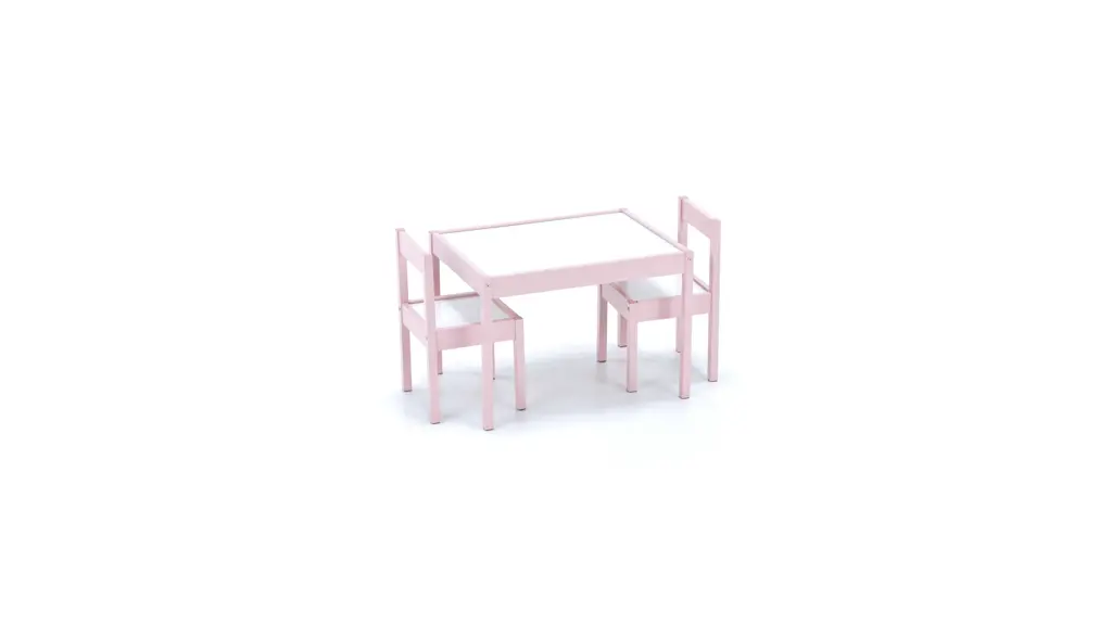 Mainstays Kids 3-Piece Dry Erase Activity Table and Chair Set for ...