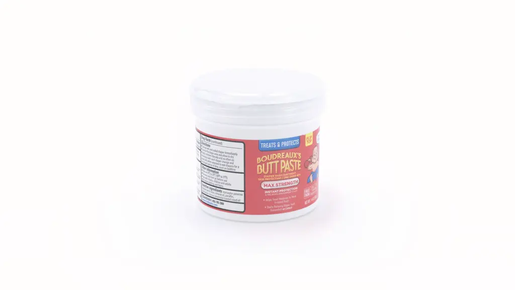 Boudreaux's Butt Paste Maximum Strength, Baby Diaper Rash Cream, Infant ...