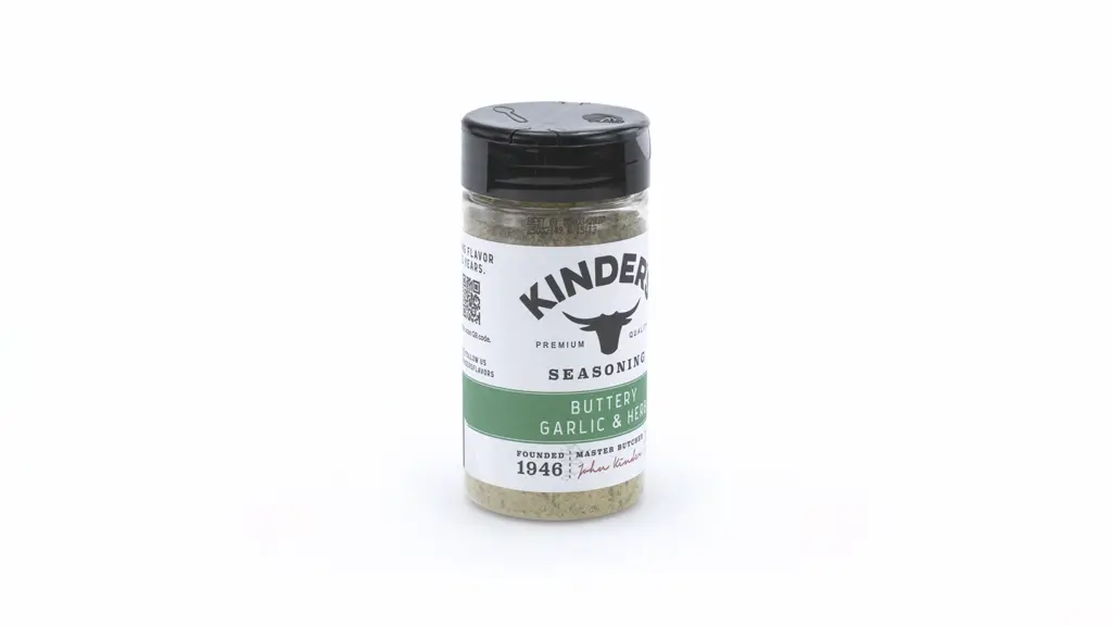 Kinder's, Buttery Garlic & Herb Seasoning, 5 oz with Lemon Peel ...
