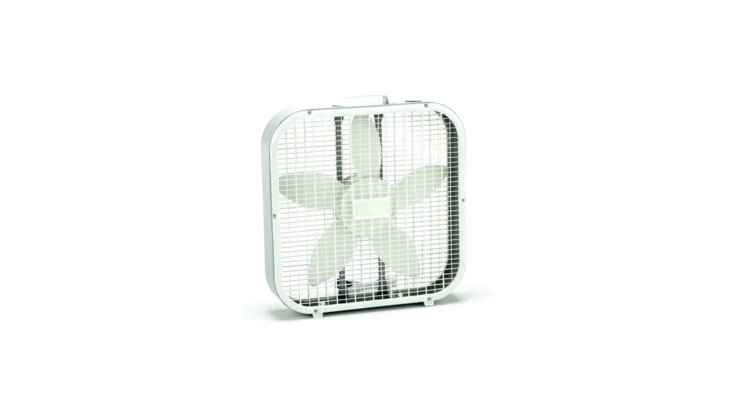 "Lasko 20"" Metal Blade Box Fan, 3 Speeds, Weather-Resistant, Portable ...