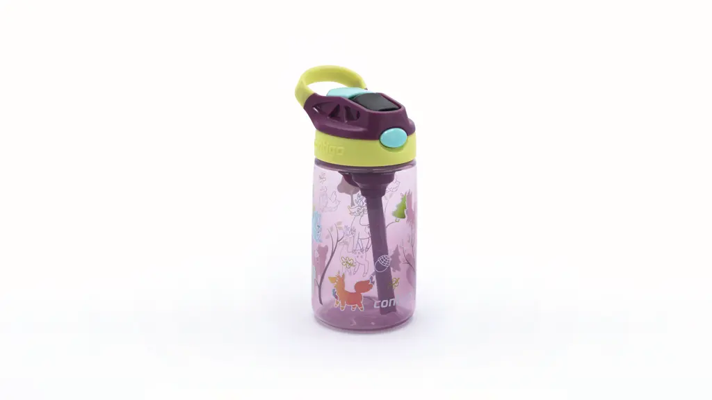 Contigo Kids Water Bottle with Redesigned AUTOSPOUT Straw, 14 oz, Grape ...
