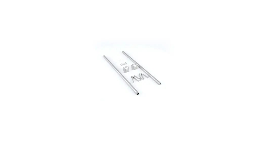 Mainstays Nickel Square Single Curtain Rod 1 inch diameter, adjustable ...